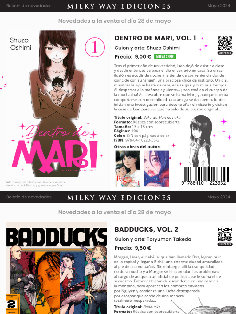 2024-05 MWE Novedades | PDF