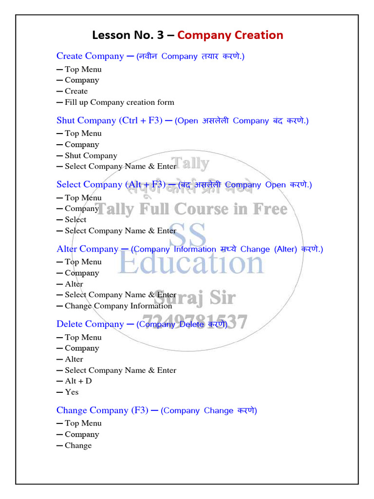 Company Creation and Management Guide | PDF | Business