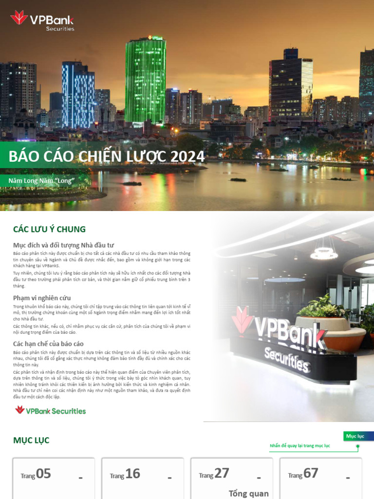 Báo cáo chiến lược 2024 - VPBS | PDF