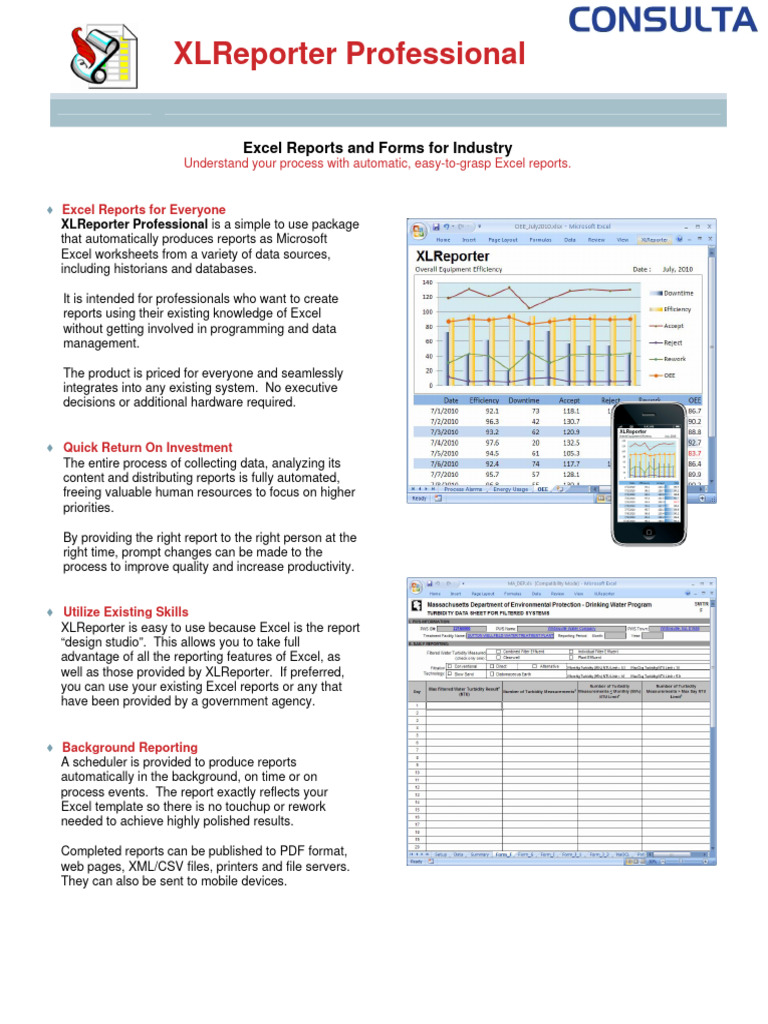 XL Reporter | PDF | Microsoft Excel | World Wide Web