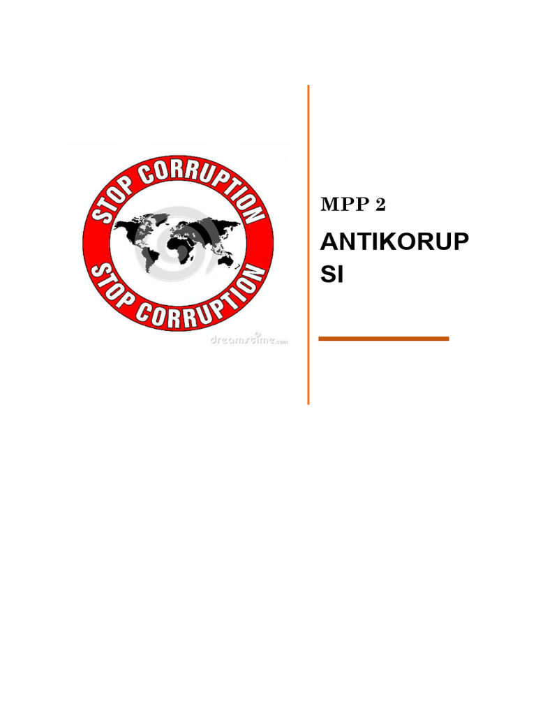 Modul MPP 2. Anti Korupsi - Ok | PDF