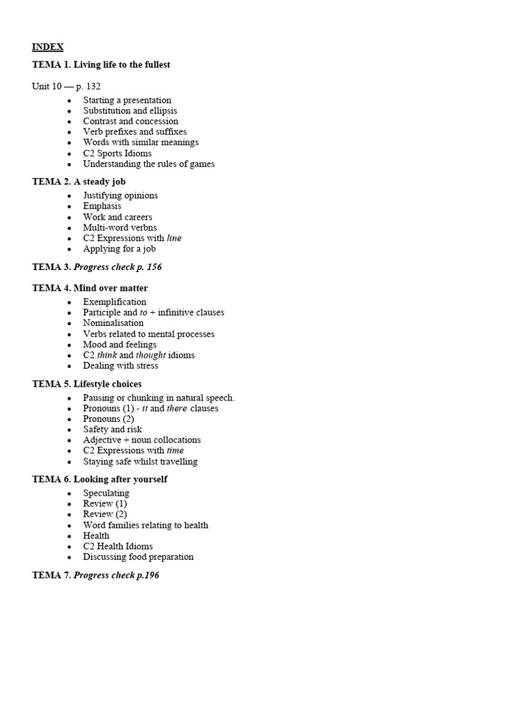 Examen Ingles. Esquemas 2 | PDF | Thought | Word