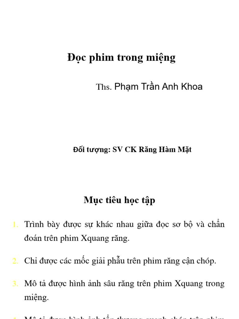 Phim Trong Mieng PDF | PDF