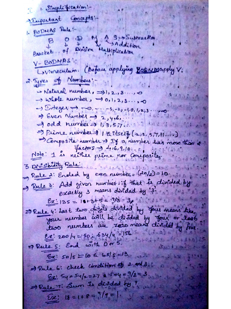 Maths TNPSC Notes | PDF