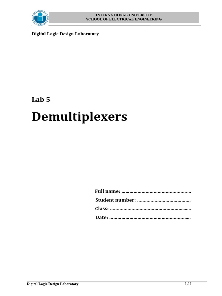 Lab 5 | PDF | Electronic Engineering | Computer Engineering