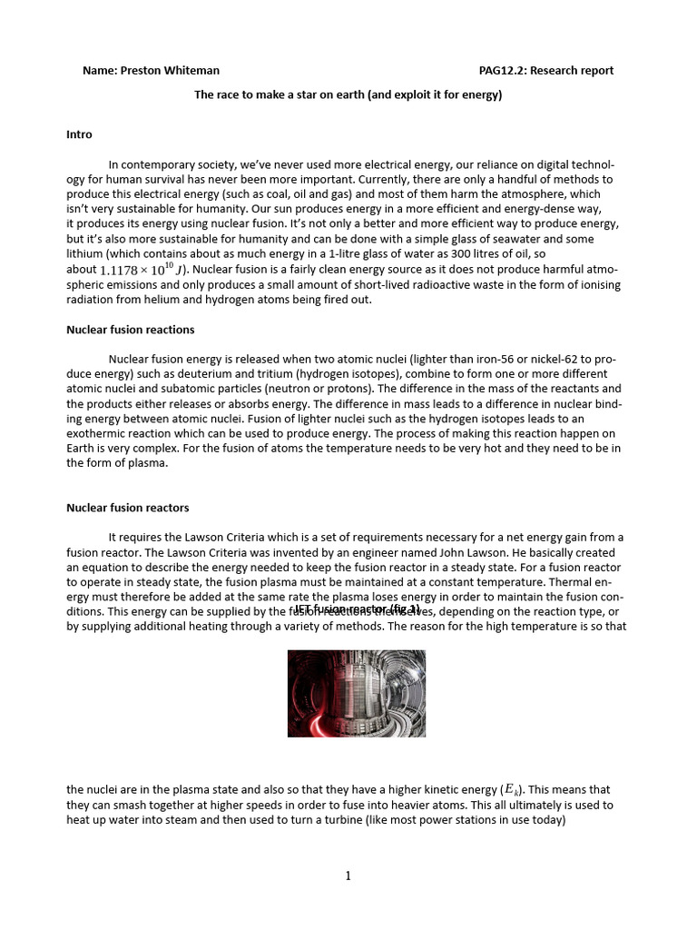 Pag12 2 | PDF | Nuclear Fusion | Fusion Power
