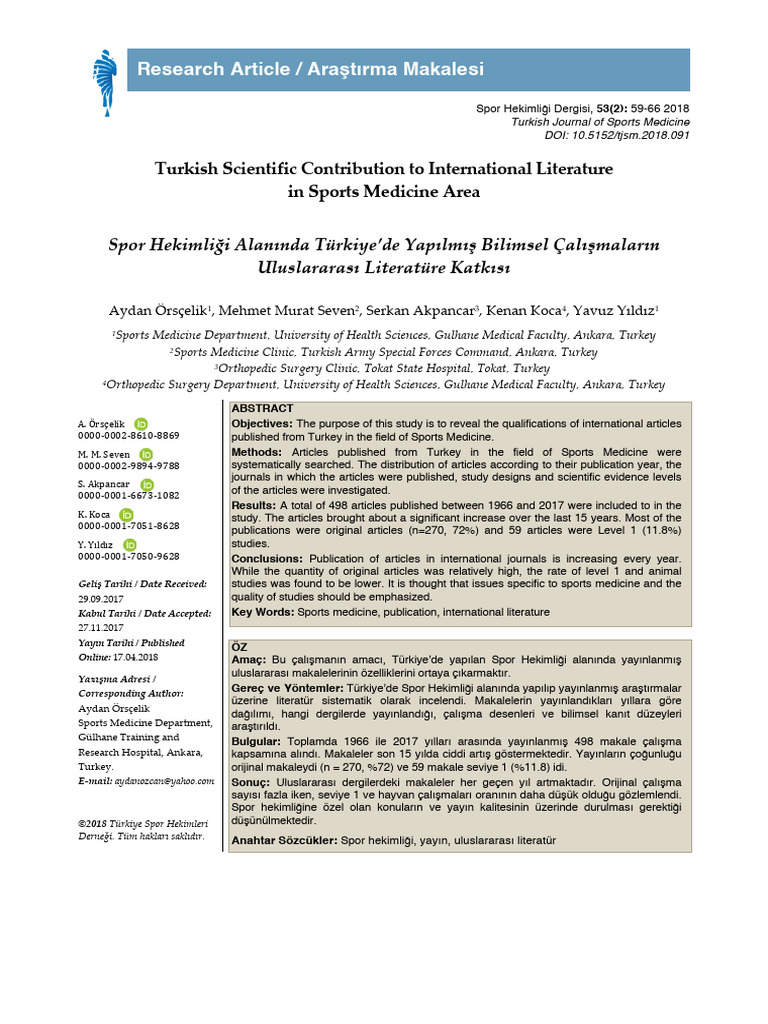 Enes | PDF | Pub Med | Physical Therapy