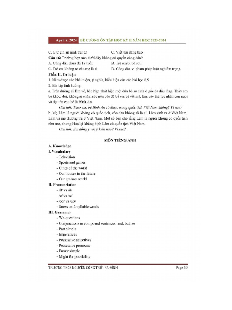 Key NCT | PDF