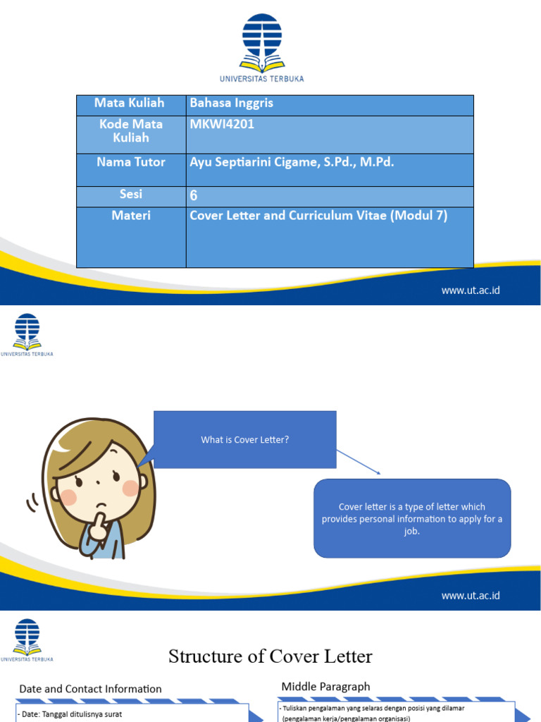 Cover Letter & CV Guide for Job Applicants | PDF