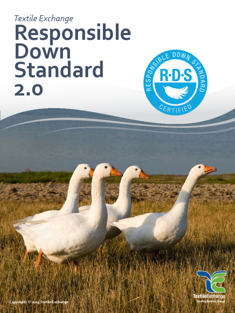 Responsible Down Standard 2.0 | PDF | Audit | Certification