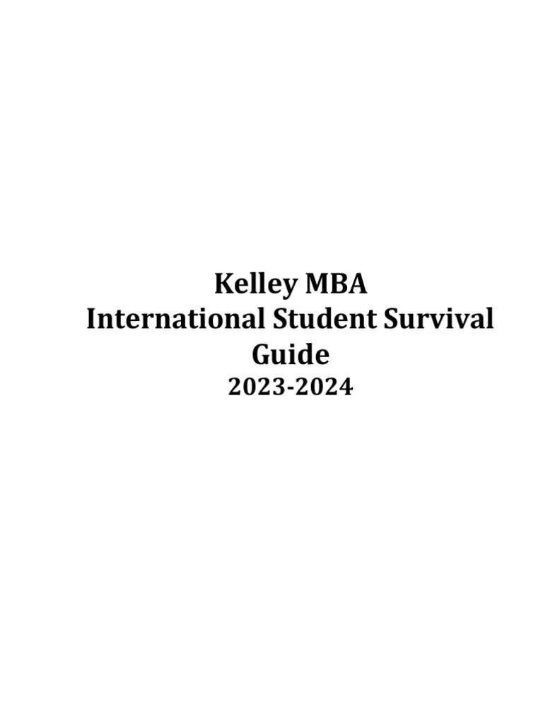 KELLEY 2023-24-International-Student-Survival-Guide | PDF | Identity ...