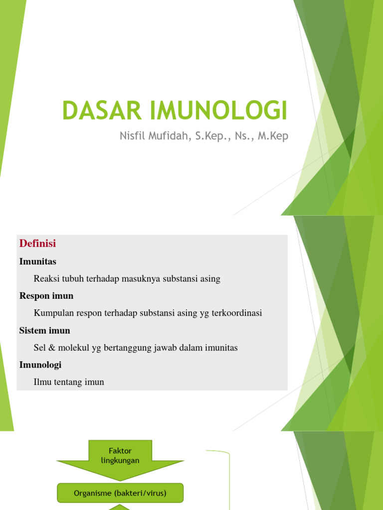 Dasar-dasar Imunologi dan Sistem Imun | PDF