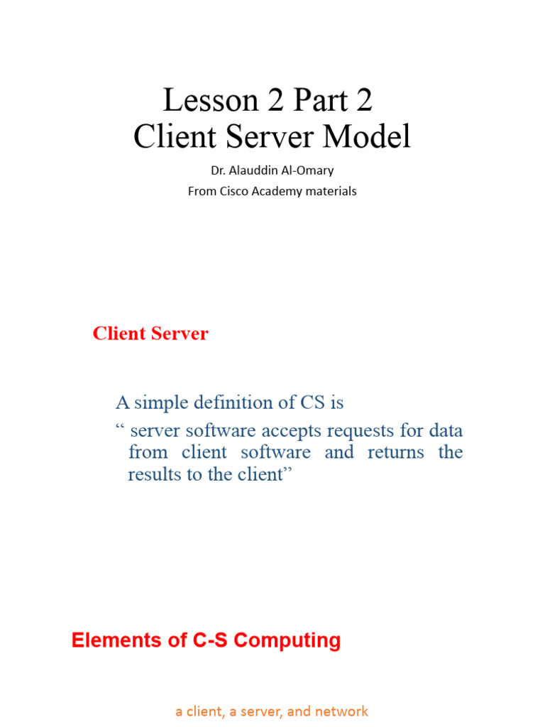 Lesson 3 Part 2 | PDF | Data Transmission | Telecommunications