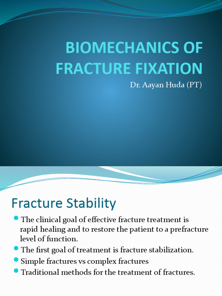 Fracture (Biomechanics) | PDF
