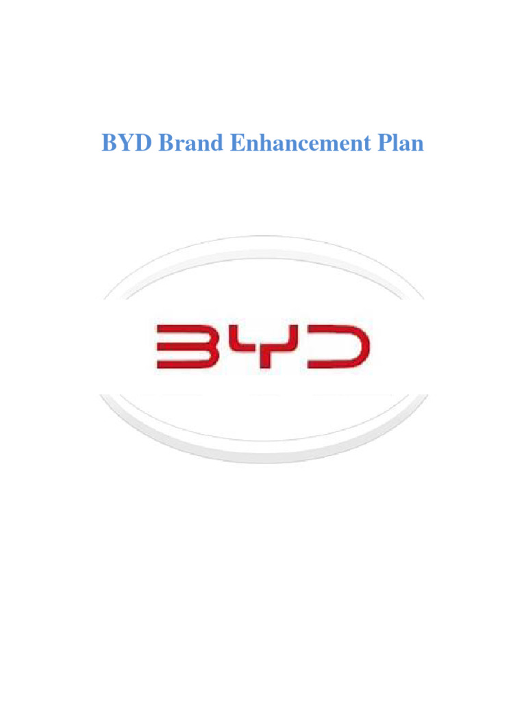 BYD Brand Enhancement Strategy Overview | PDF | Brand | Electric Vehicle