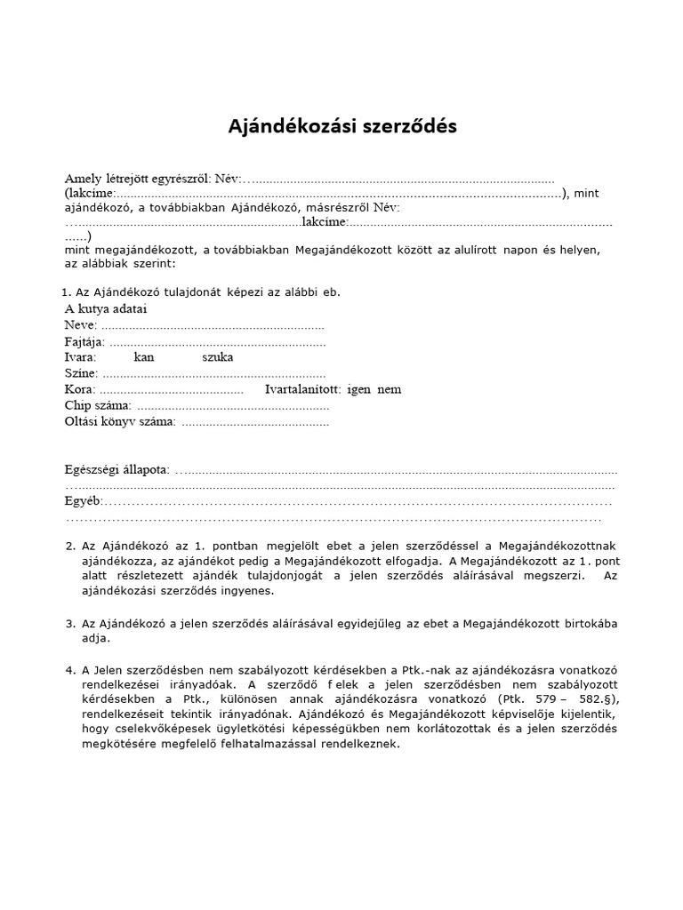 Lemondo Ajandekozasi | PDF