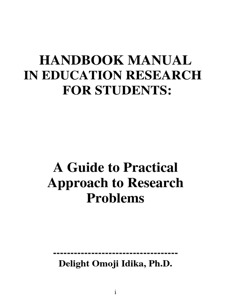 A Guide To Practical Approach To Research Problems | PDF | Survey ...