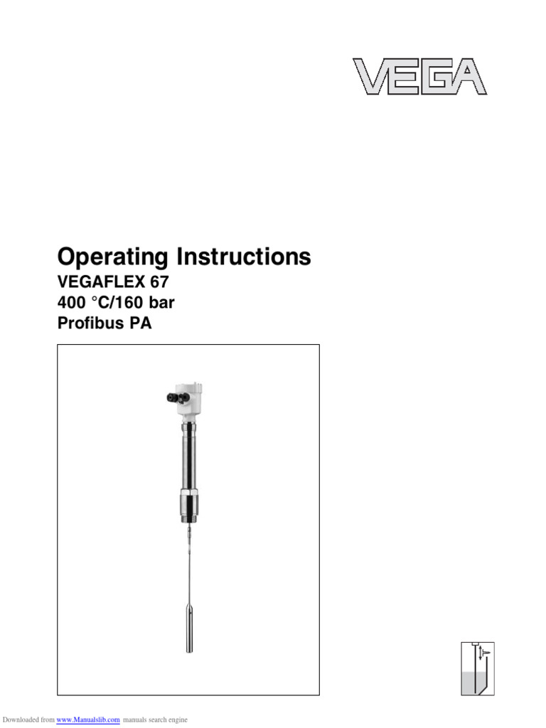 Vegaflex 67 | PDF | Pressure | Power Supply