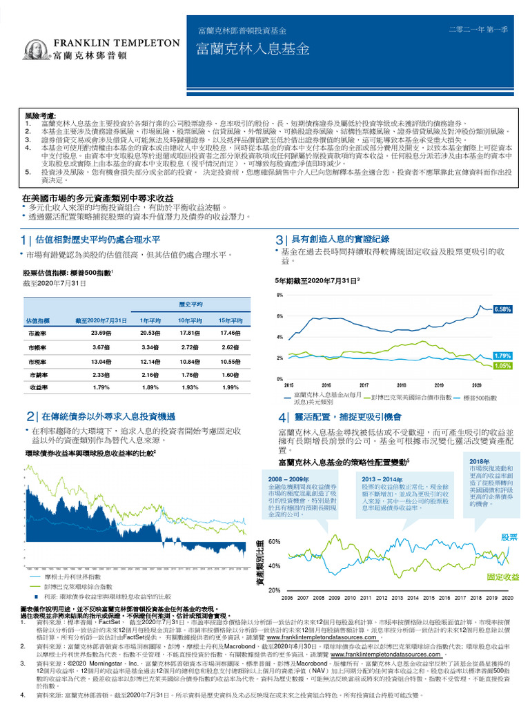 Franklin Income Flyer | PDF