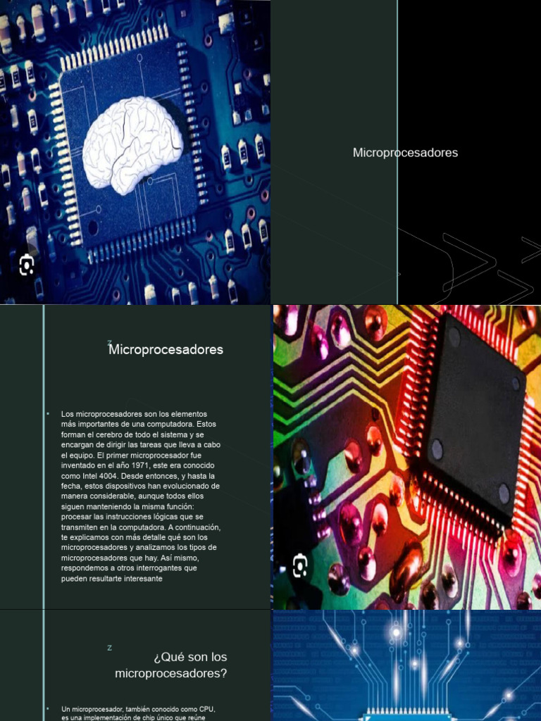 Texto de El Microprocesador | PDF | Microprocesador | Intel