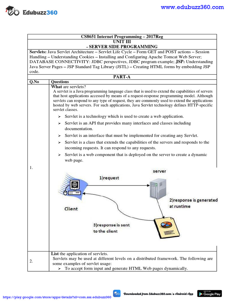 CS8651 Notes 005-3 Edubuzz360 | PDF | Web Server | Internet & Web