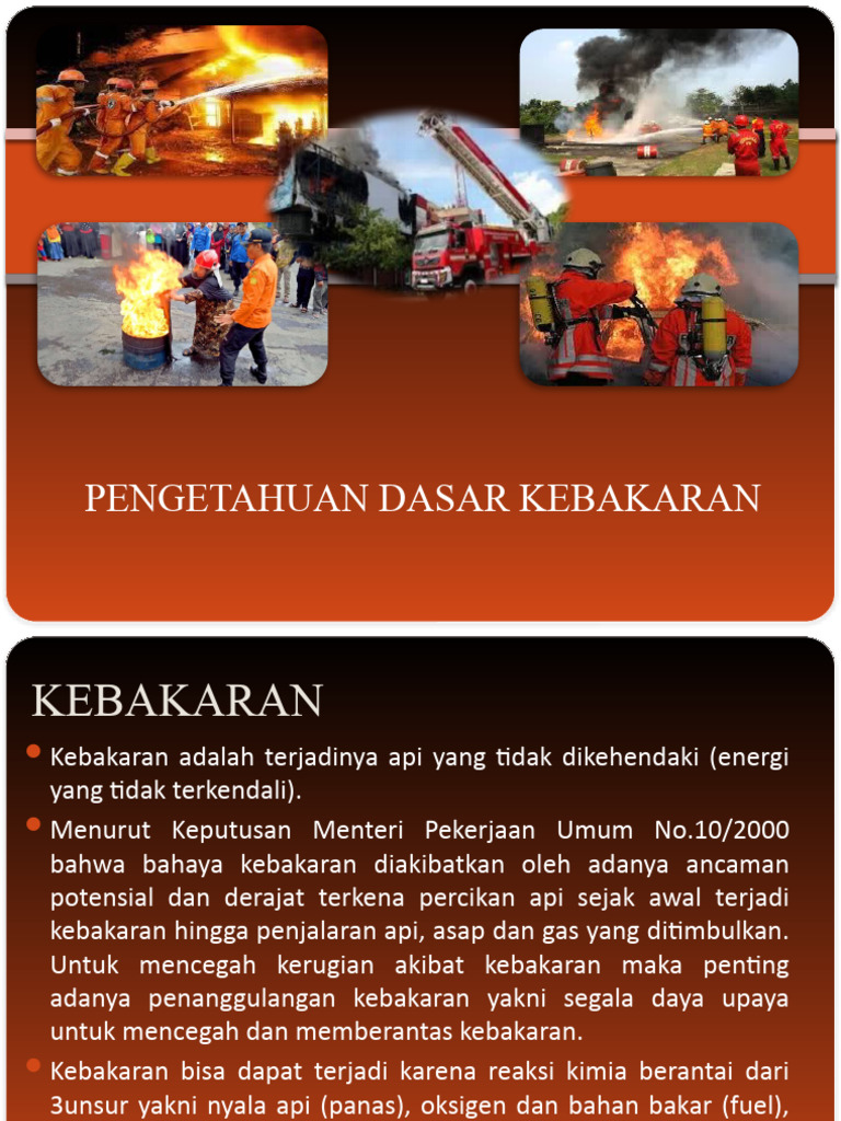 Pengetahuan Dasar Kebakaran | PDF