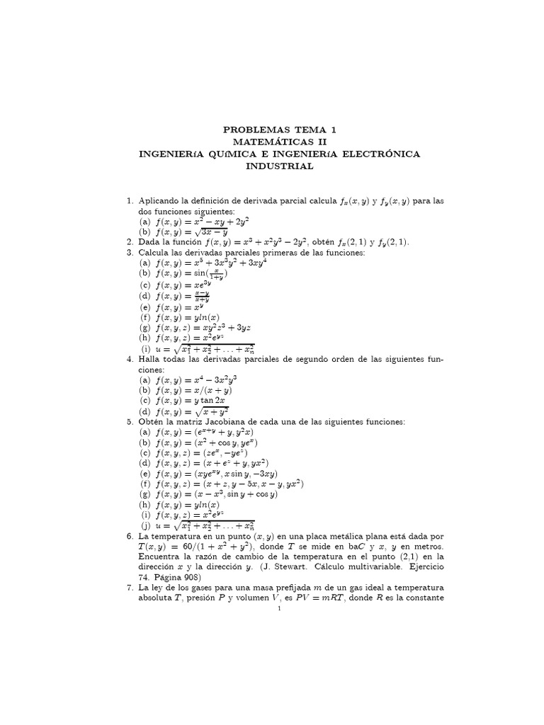 Prob Tema 1 | PDF | Degradado | Gases