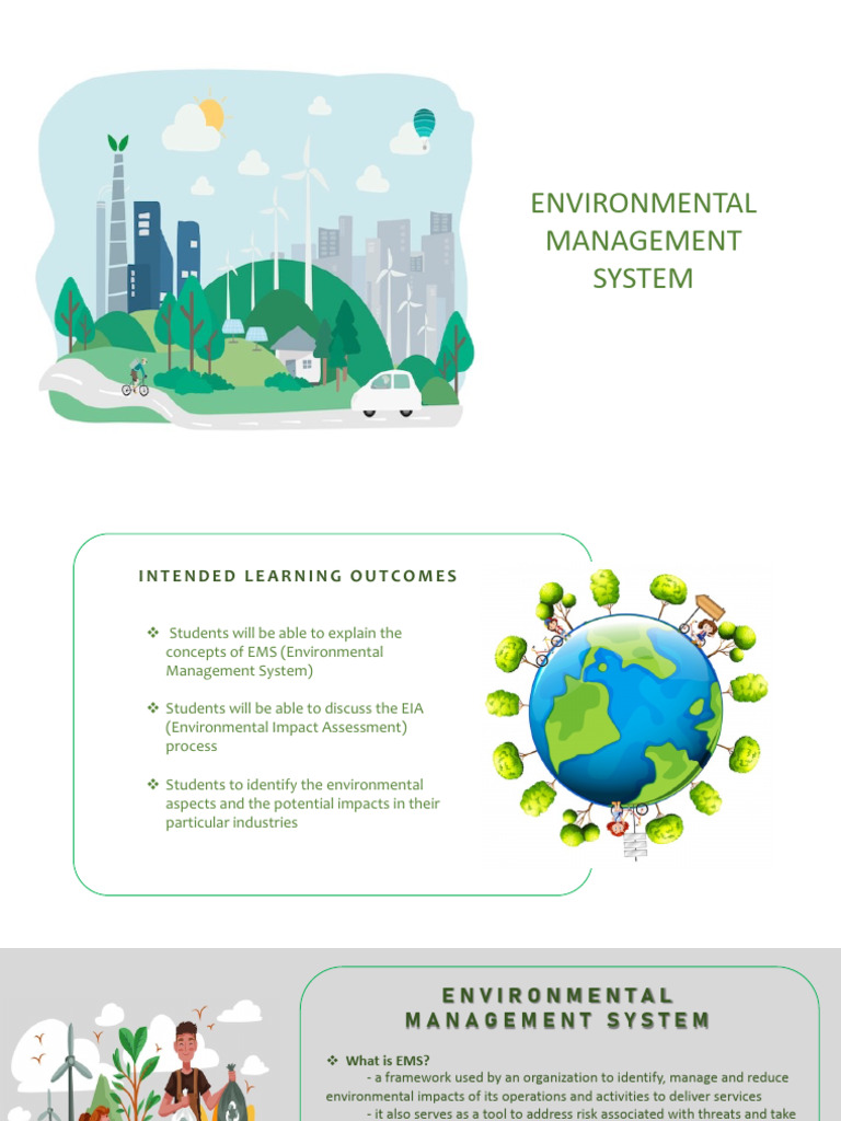 EIA EMS | PDF | Environmental Impact Assessment | Climate Change Mitigation