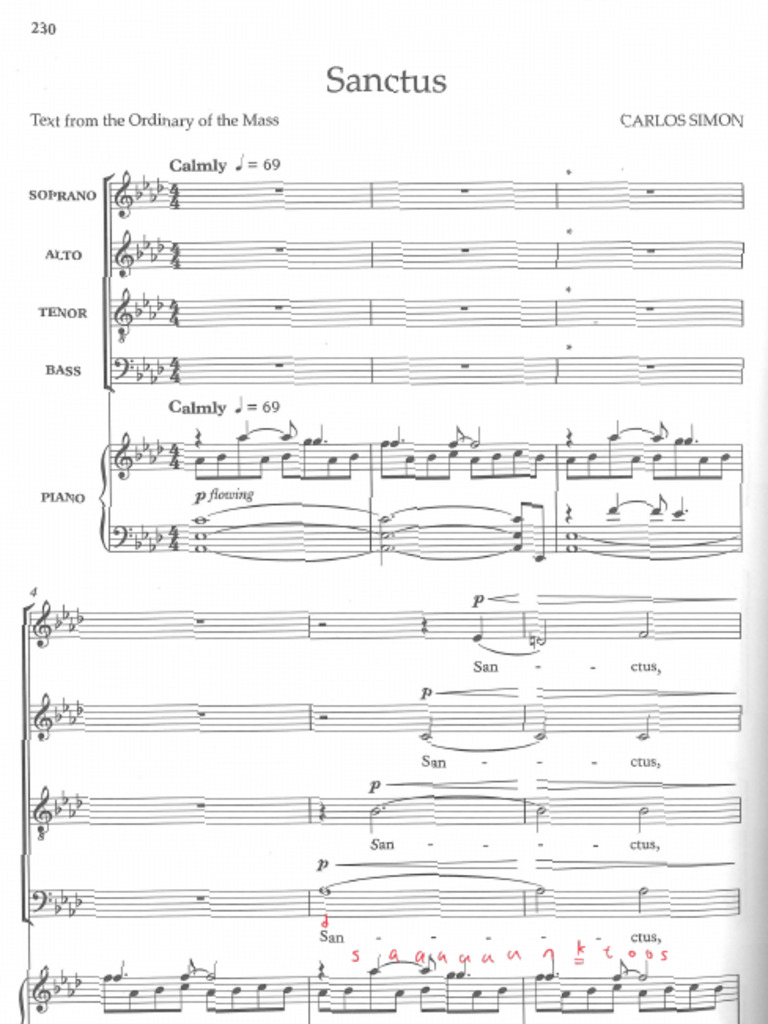 Sanctus | PDF