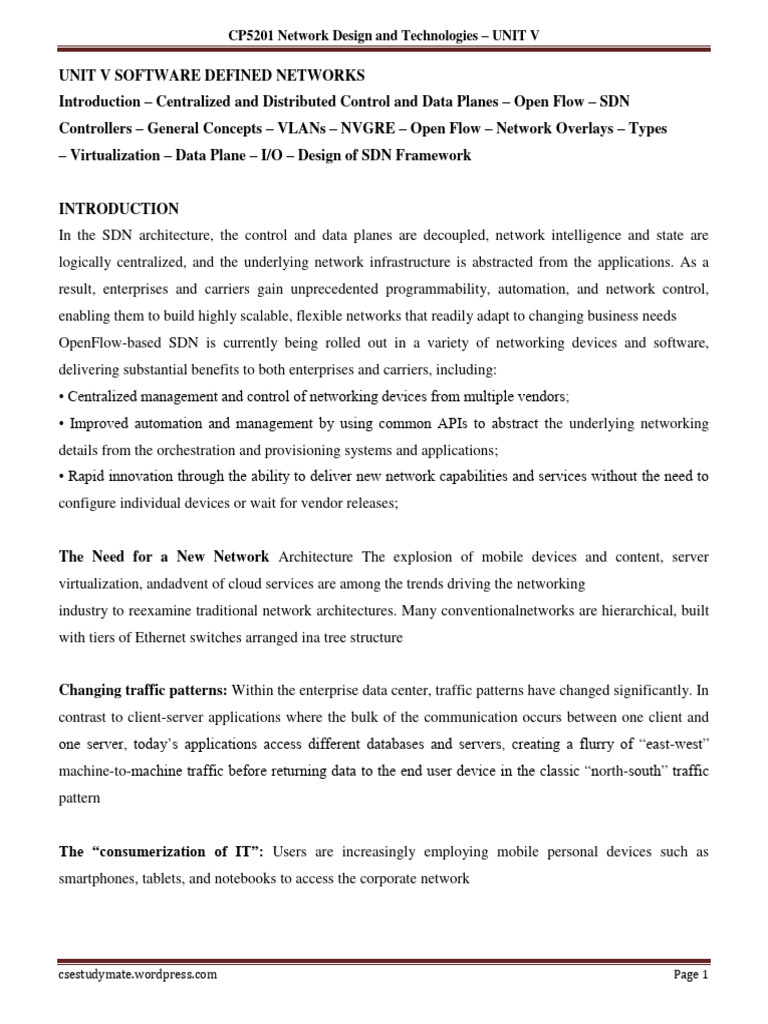 unit-v-nd | PDF | Computer Network | Internet Protocols
