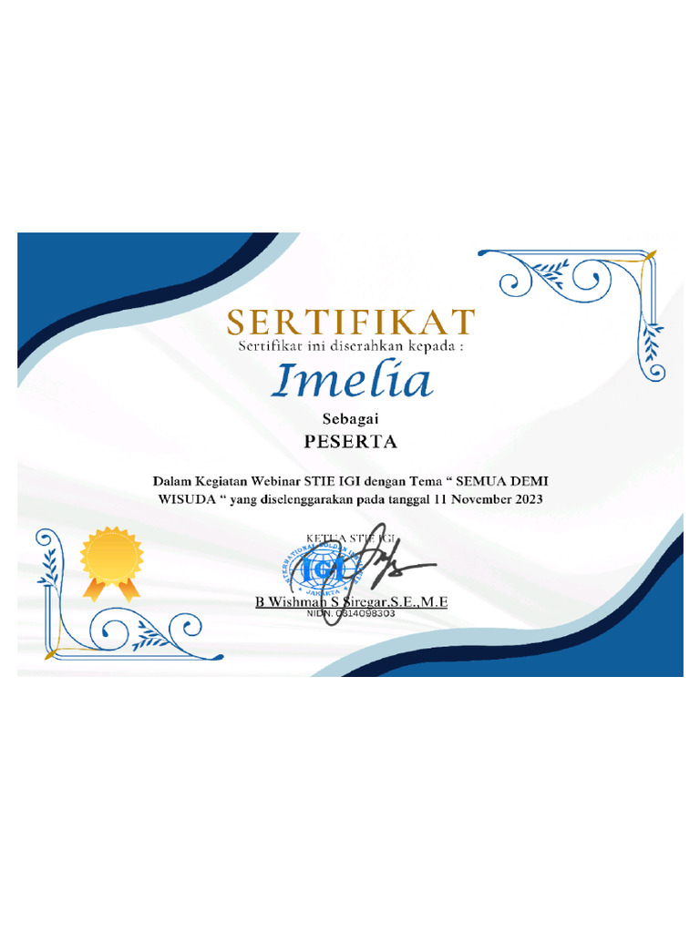 Sertif | PDF