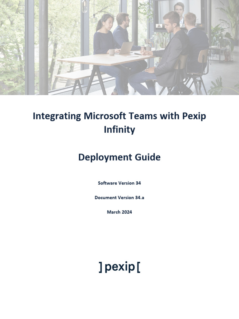 Pexip Infinity Microsoft Teams Deployment Guide v34.A | PDF | Public ...