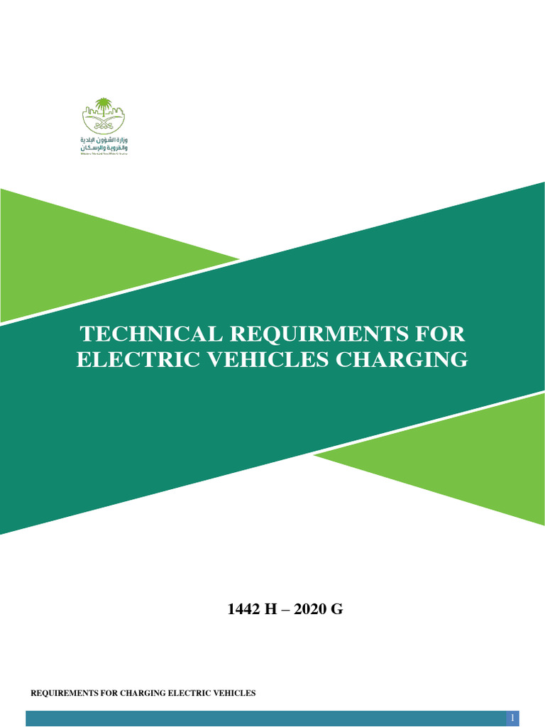Technical Requirements For Electric Vehicles Charging | PDF | Plug In ...