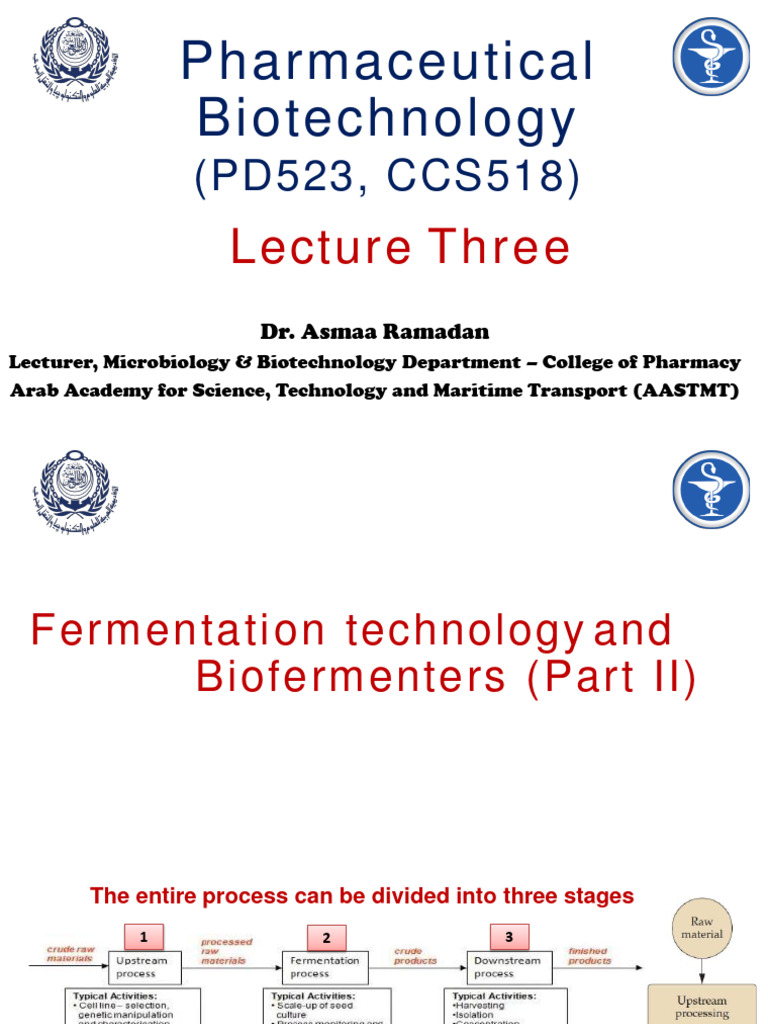 3 - Pharmaceutical Biotechnology (PD523-CCS518) - Lecture Three. | PDF | Protein Purification ...