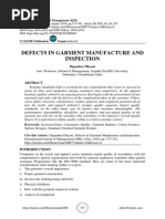 Garment Defects With Images | PDF | Textiles | Seam (Sewing)