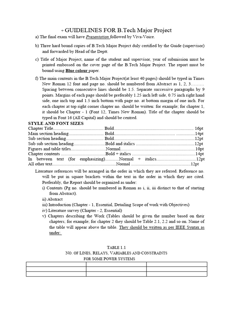 Major Project Report Format | PDF
