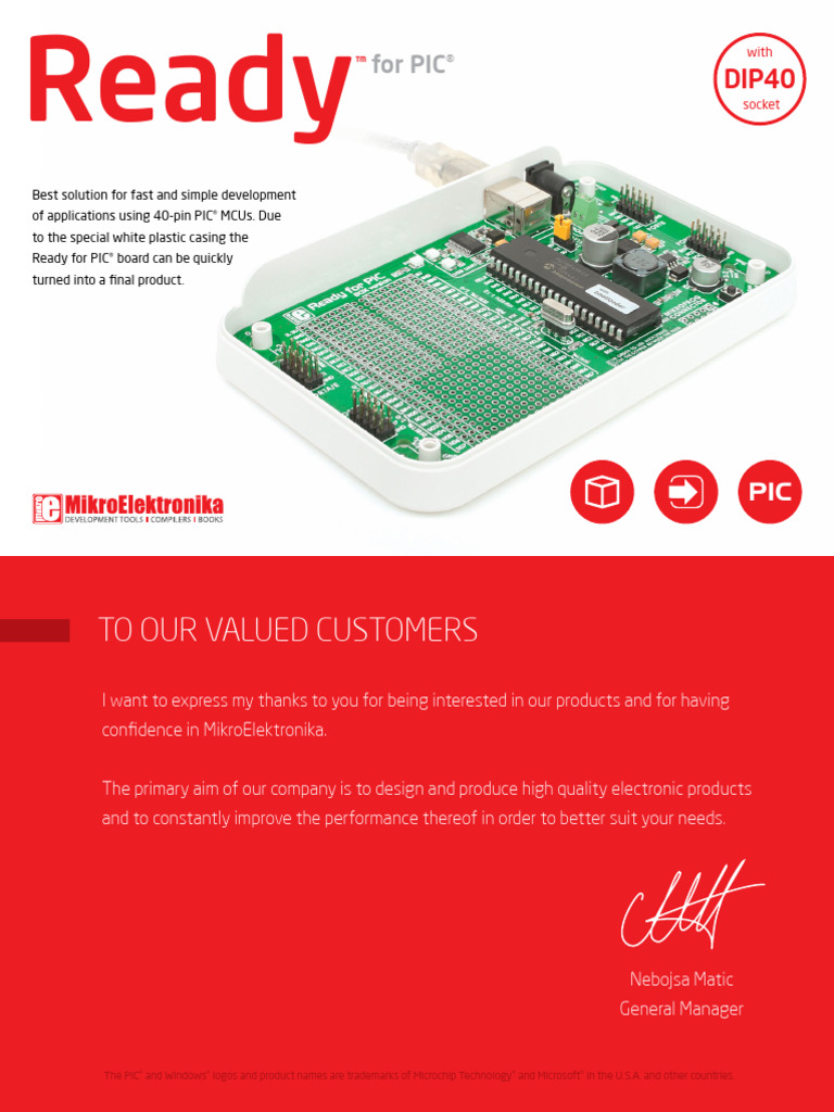 Ready Pic Dip40 Manual V112a | PDF | Microcontroller | Trademark