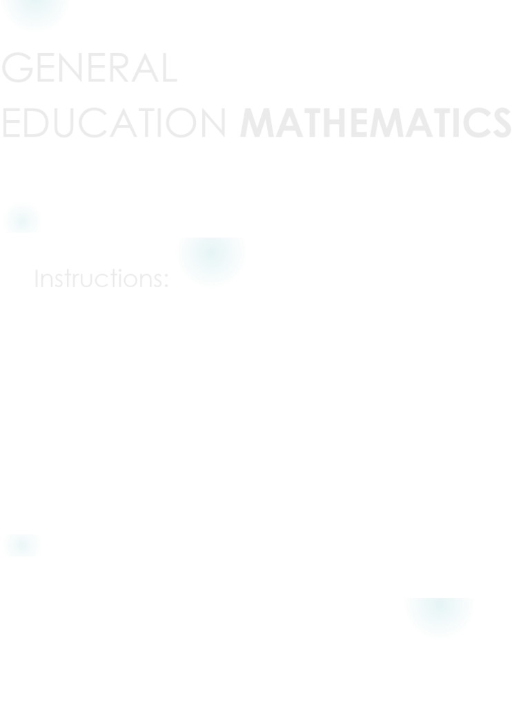 General Education Mathematics | PDF | Rectangle | Triangle