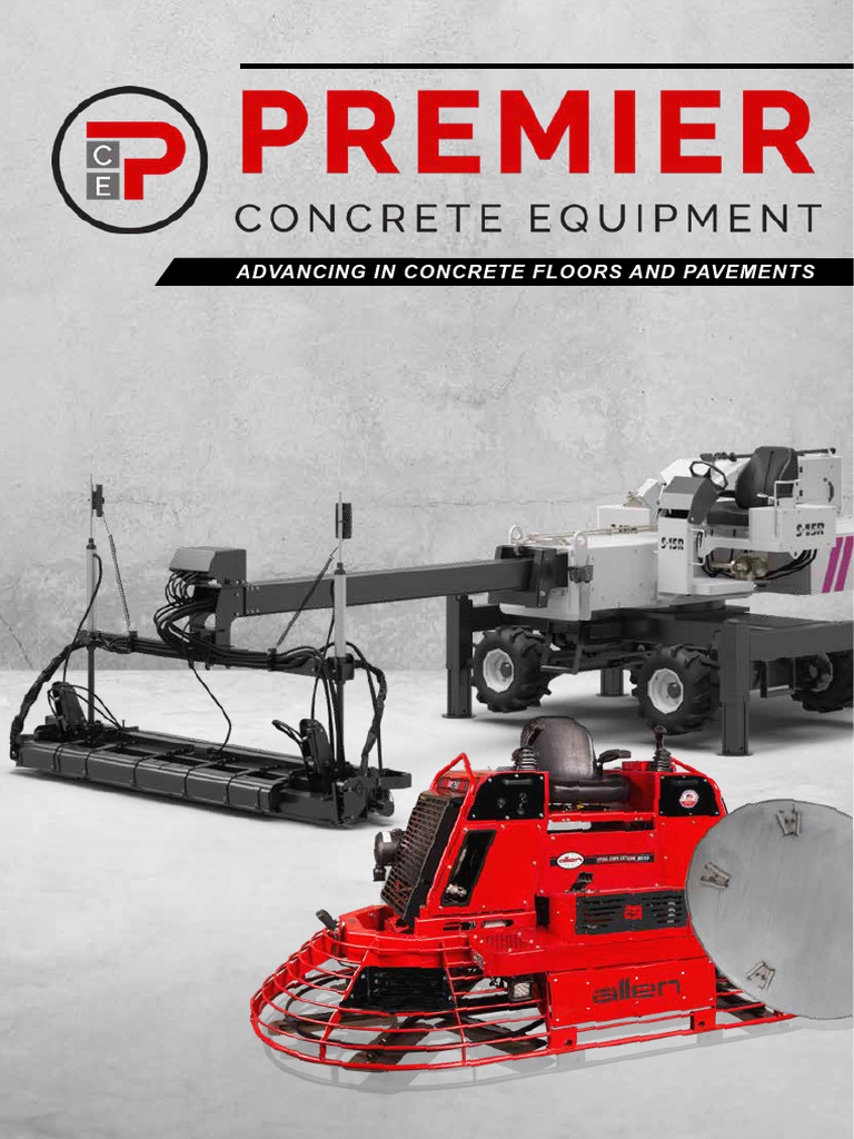 PCE Brochure - Equipment - 280323 | PDF | Concrete | Engines