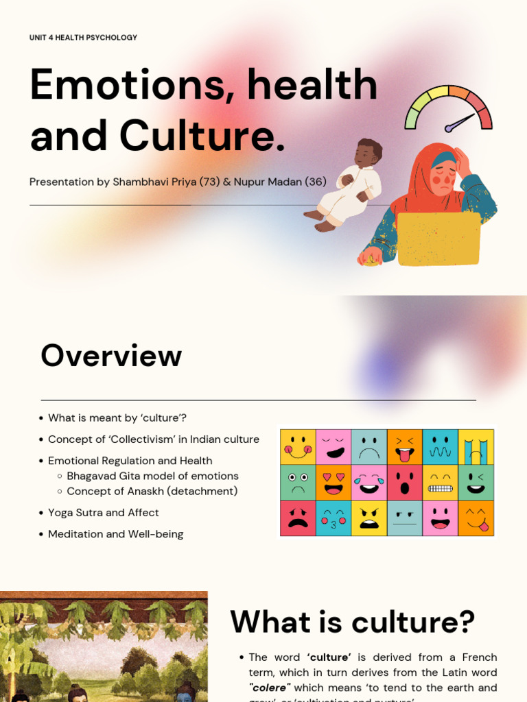 Emotions, Health and Culture | PDF | Emotions | Meditation