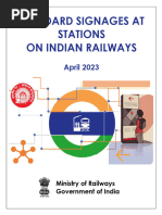 Standard Signages for Indian Railways | PDF | Typography | Page Layout