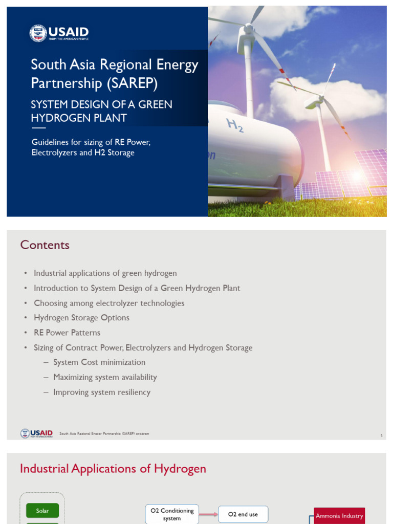 Green Hydrogen Plant Design Guidelines | PDF | Energy And The ...