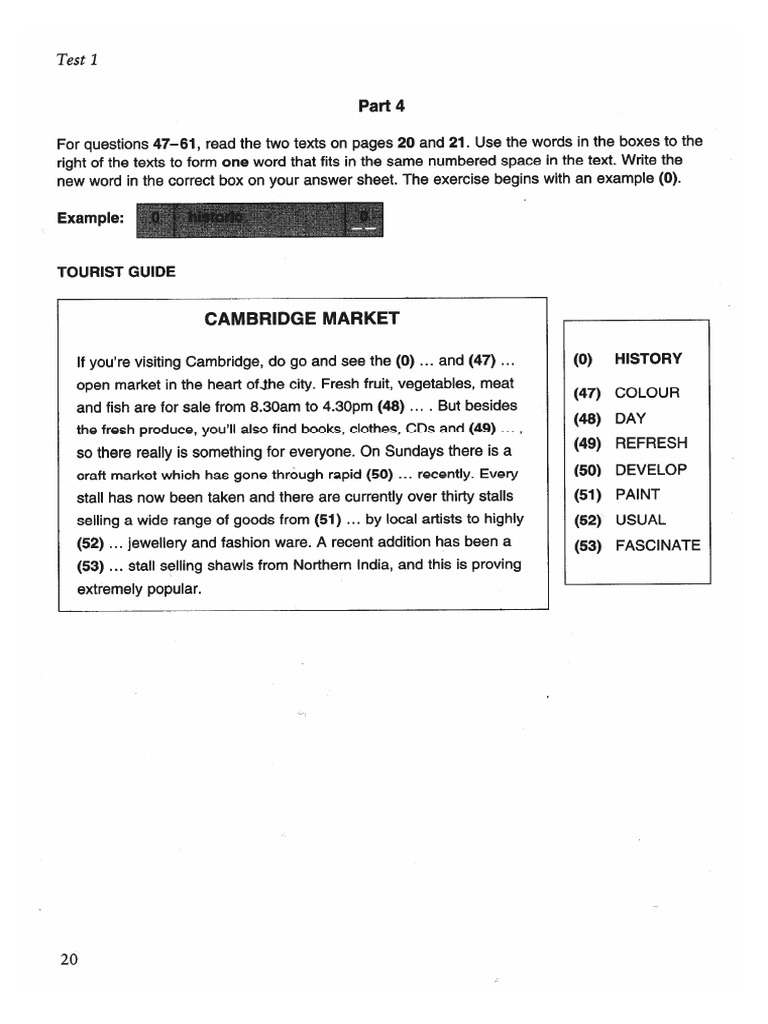 CAE 3+4 Word Form | PDF