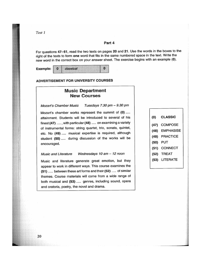 CAE 5+6 Word Form | PDF