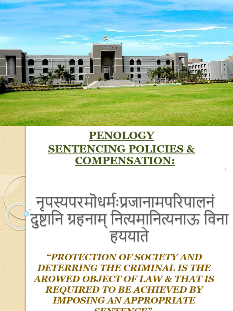 Penology: Sentencing Theories Explained | PDF | Crimes | Crime & Violence