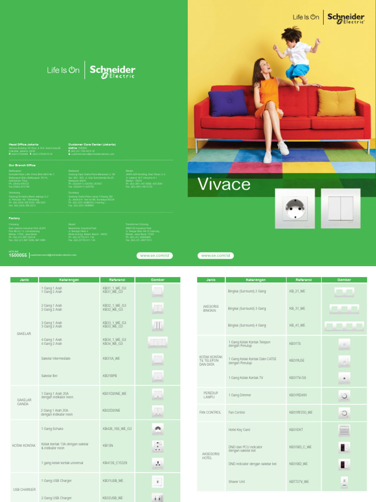 Catalogue Outlet Schneider Vivace | PDF