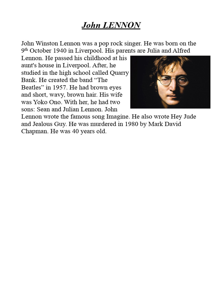 John Lennon | PDF