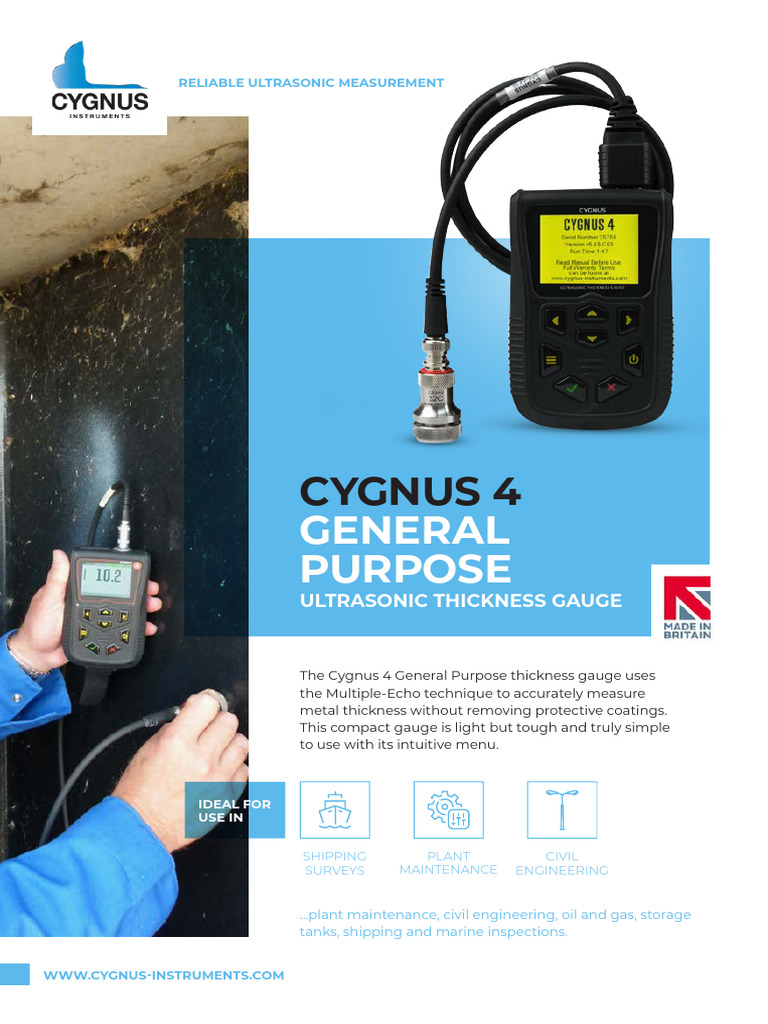 Cygnus 4 | Download Free PDF | Calibration | Coating