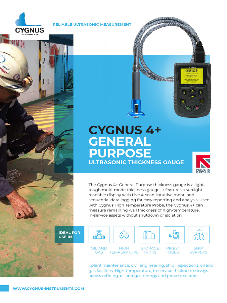 Cygnus 4 High Temp Probe 1 | PDF | Corrosion | Calibration