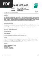Olsen Method for Soil Phosphorus Analysis | PDF | Soil | Spectrophotometry